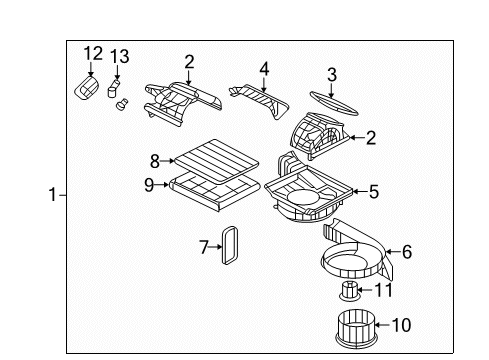 06510-TBA-A00 - Genuine Honda Joint Kit, FR. Ball (Lower)