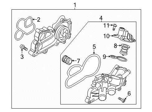 74110-T2F-A01 - Genuine Honda Cover Assy., Engine (Lower)