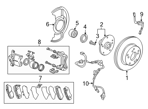 71102-TGG-A50 - Genuine Honda Grille, FR. Bumper (Lower)
