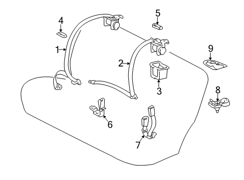 71501-TLA-A00 - Genuine Honda Face, RR. Bumper (Lower)
