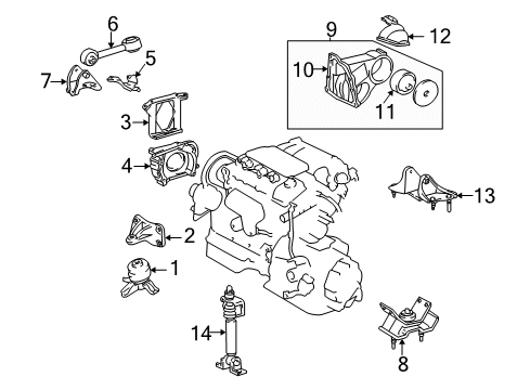 71530-TLA-A00 - Genuine Honda Beam, RR. Bumper
