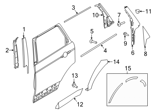 17201-5PA-A00 - Genuine Honda Case Set, Air Cleaner