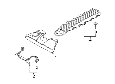 71190-TLA-A00 - Genuine Honda Beam, L. FR. Bumper Corner (Upper)
