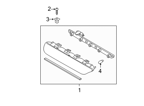 74481-THR-A01 - Genuine Honda Striker, Fuel Filler Lid