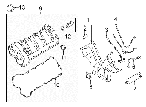 32418-T7A-003 - Genuine Honda Cover (4P)
