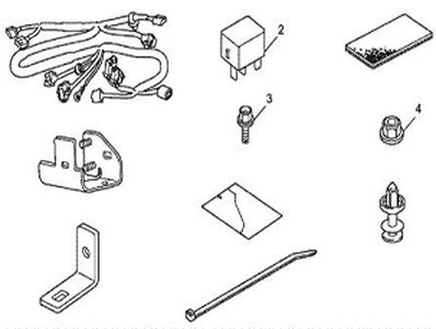 Remote Engine Starter Attachment - 2009 Honda Fit 5 Door SPORT (SAYAMA ...