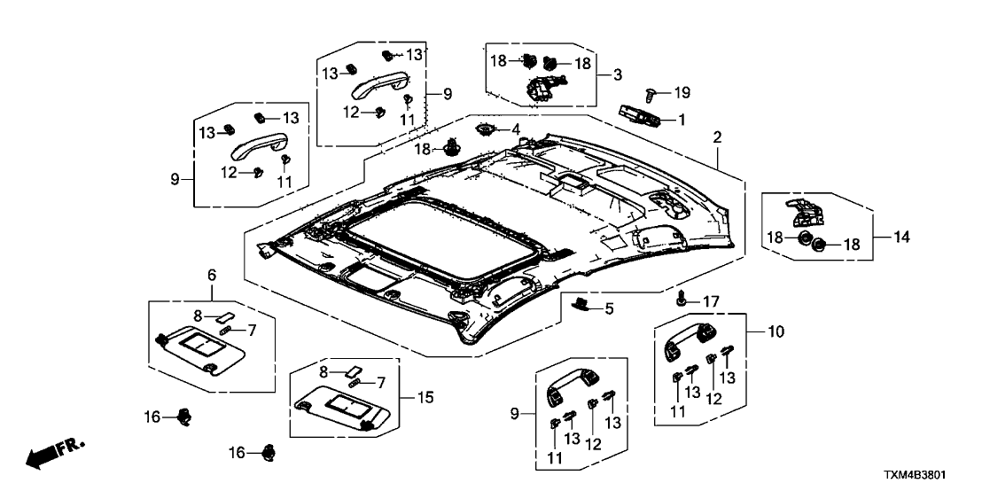 90667-SWZ-003ZF - Genuine Honda Parts