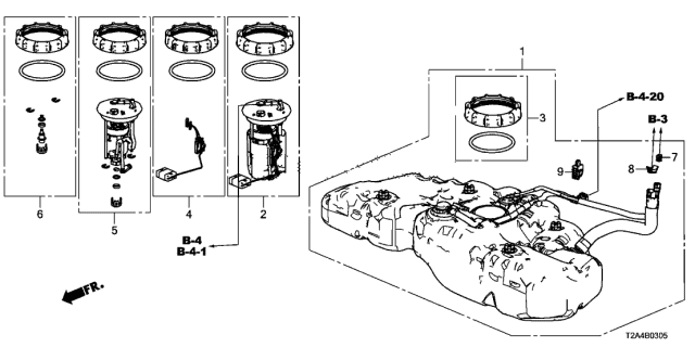 Honda Accord Gas Tank Size