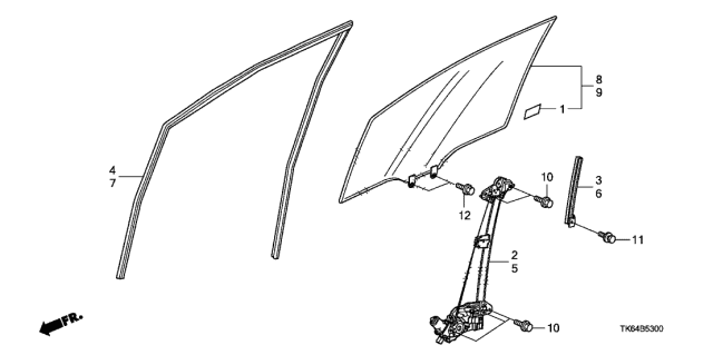 72210-TF0-G01 - Genuine Honda Parts