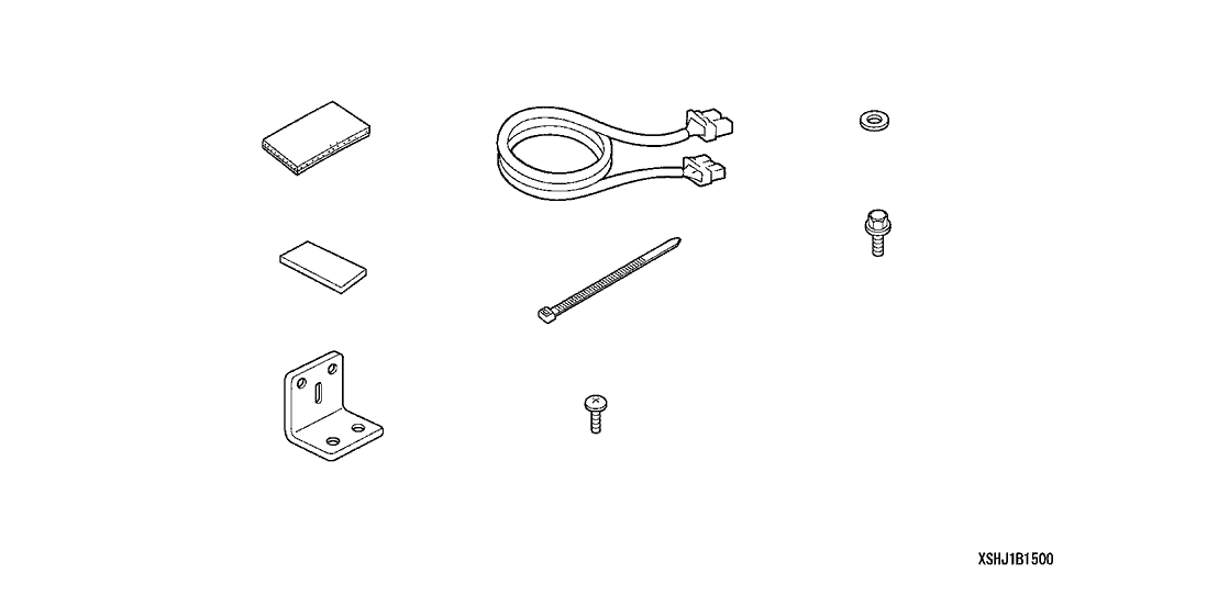 08B15-SHJ-100 - Genuine Honda Attachment, XM Satellite Radio
