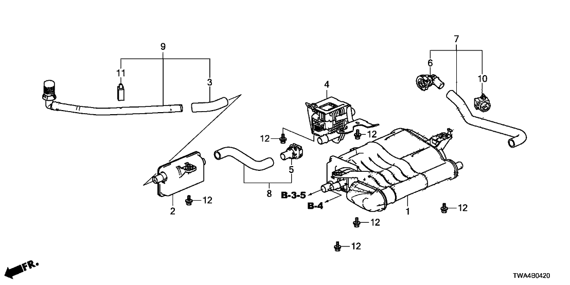 17372-TWA-A00 - Genuine Honda Tube, Drain