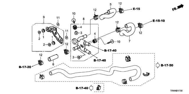 79741-TRW-A00 - Genuine Honda Bracket Comp