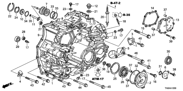 2012 Honda Accord Transmission
