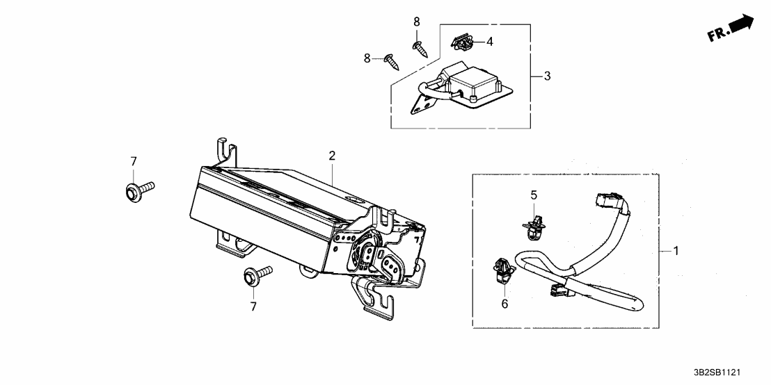 8A501-3A0-A51 - Genuine Honda BOX ASSY