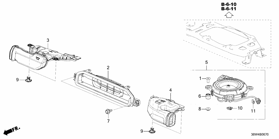 1J681-6MA-J00 - Genuine Honda DUCT COMP