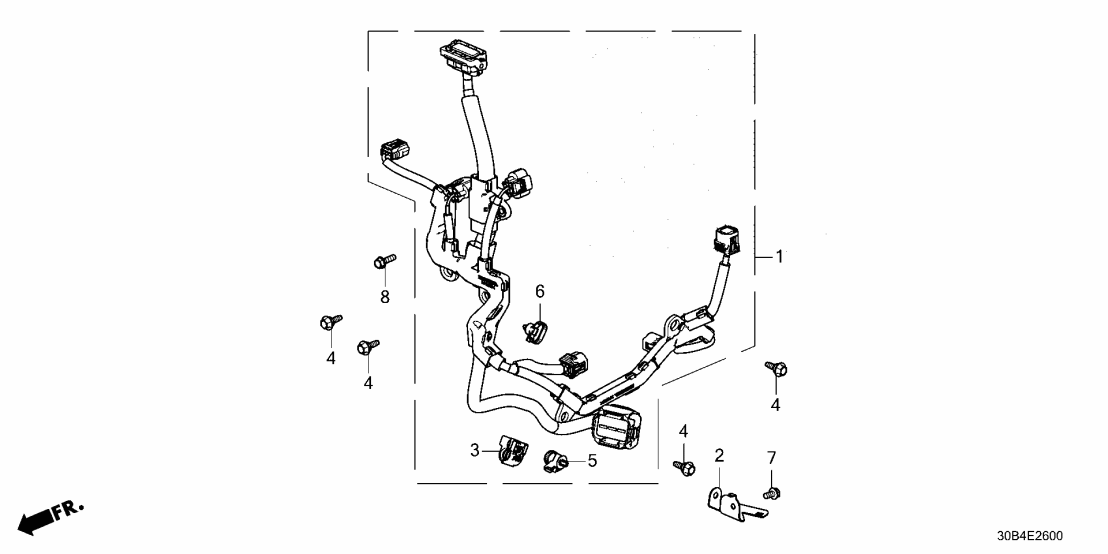1N491-6NH-A00 - Genuine Honda Stay