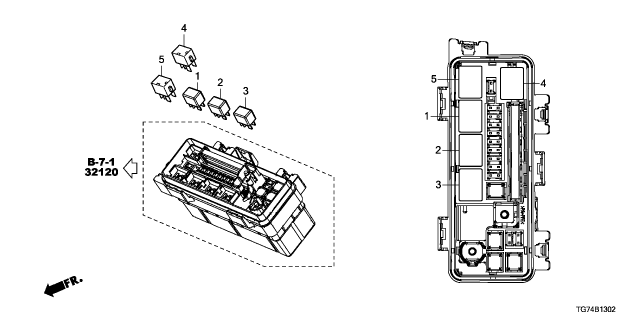 Control Unit (Engine Room) - 2022 Honda Pilot 5 Door Touring 2WD 9AT