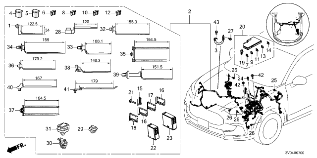Wire Harness - 2024 Honda HR-V 5 Door EX-L 2WD CVT