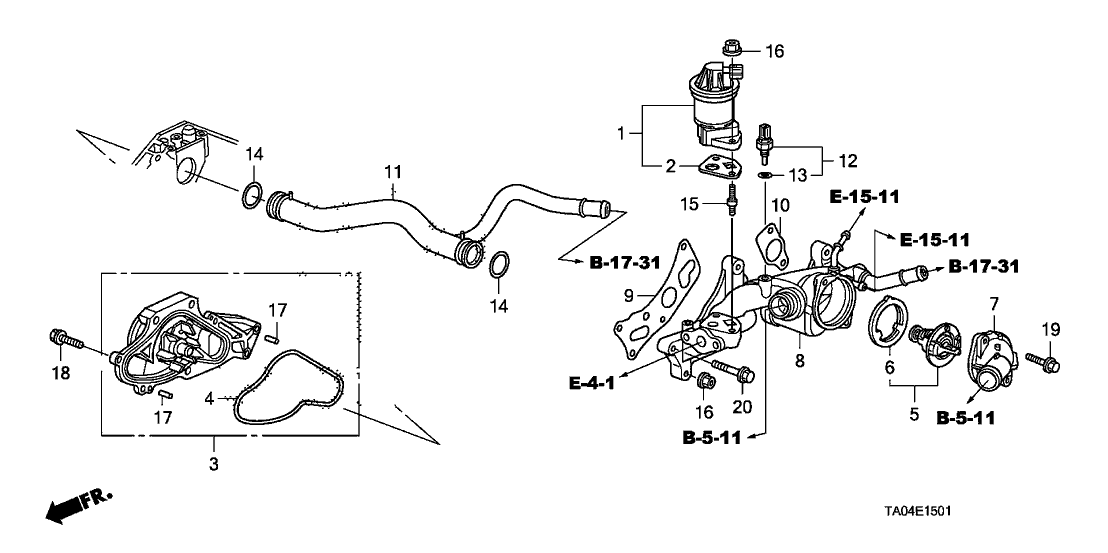 Honda Accord Water Pump