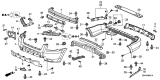 Honda Pilot Bumper - Guaranteed Genuine Honda Parts