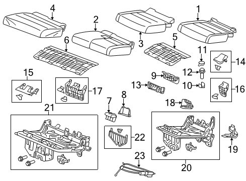 82536-TK8-A02 - Genuine Honda Frame, L.