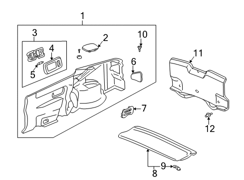 84402-SF4-000 - Genuine Honda Bar, Support