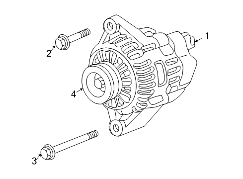 06311-RB0-505RM - Genuine Honda Alternator, Reman