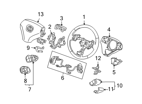 35870-SEC-A11 - Genuine Honda Switch Assy., Multi Information