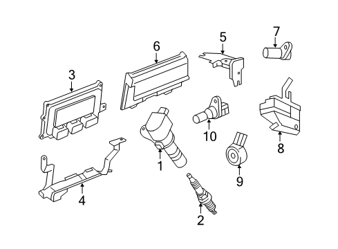37820-R1A-A53 - Genuine Honda Control Module, Engine (Rewritable)