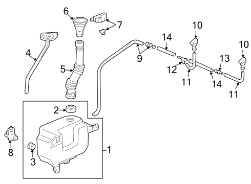 76805-SEA-003 - Genuine Honda Hose, Washer