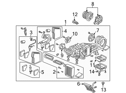 79110-S3V-A51 - Genuine Honda Core Heater