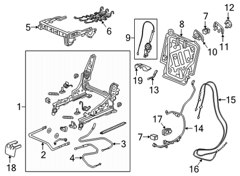81793-TYA-A21ZA - Genuine Honda COVER OUT L *NH900L*