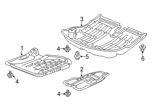 74561-TA0-A00 - Genuine Honda Cover, L. Middle Floor