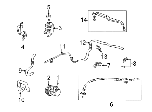 56110-PNB-A03 - Genuine Honda Pump Sub-Assembly, Power Steering