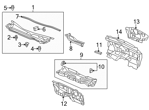 74260-TK4-A00 - Genuine Honda Ins,Dashboard