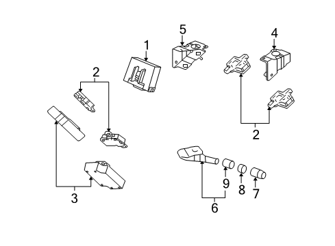 39360-STK-A01 - Genuine Honda Sensor Assy., Initiator