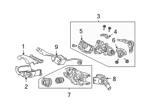 35100-SEC-A51 - Genuine Honda Steering Lock Assembly