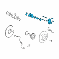 43018-TA0-A01 - Genuine Honda Caliper Sub-Assembly, Right Rear