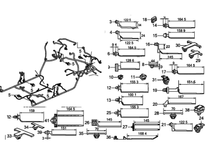 32107-TRX-A03 - Genuine Honda Floor Wire Harness