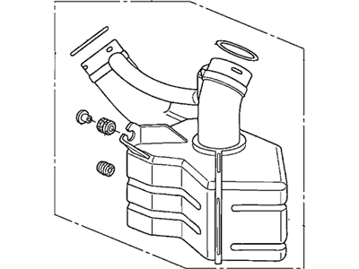 17230-RRB-A00 - Genuine Honda Chamber Assy., Resonator