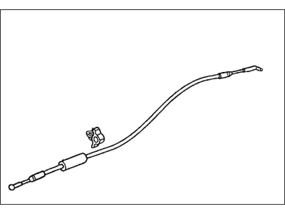 72671-SDC-A01 - Genuine Honda Cable, Left Rear Inside Handle