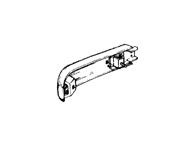 84120-623-620 - Genuine Honda Bumper, R. RR. Side