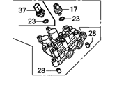 15820-R70-A05 - Genuine Honda Valve Assembly, Spool Rear