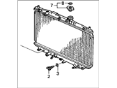 19010-RAA-A51 - Genuine Honda Radiator (Denso)