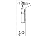 52610-SNE-A03 - Genuine Honda Shock Absorber Assembly, Rear