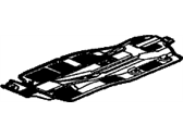 74601-T0A-A00 - Genuine Honda Plate A,Floor Ht/Ba