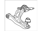 51350-TK6-A01 - Genuine Honda Arm Assembly, Right Front (Lower)