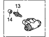 43300-SNA-A01 - Genuine Honda Cylinder Assembly, Rear Wheel