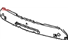 71140-TA0-A00 - Genuine Honda Beam, R. FR. Bumper (Upper)