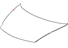 91604-SNA-003 - Genuine Honda Grommet, Hood Stay